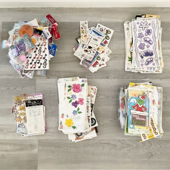 Other | Huge Lot Of Stickers Cut Outs Scrape Booking Stickers Over 10 ...